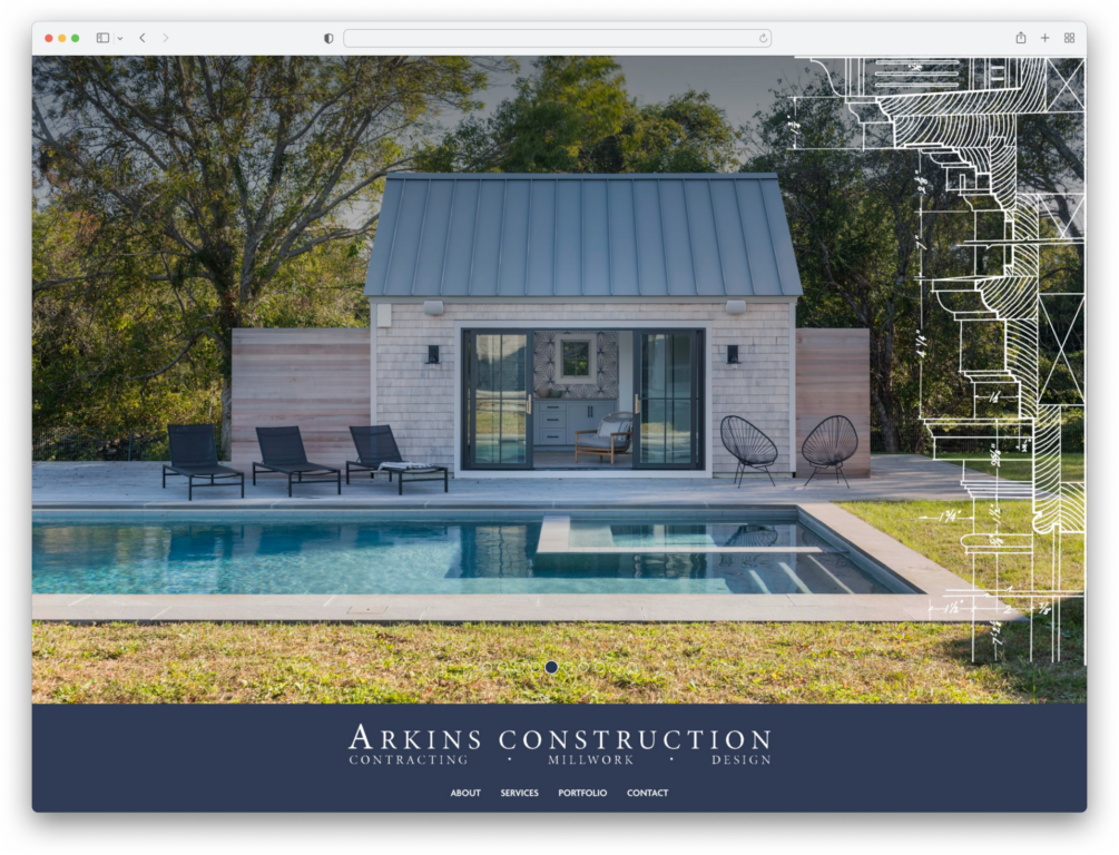 Arkins Construction | Andrew Clemente — Astereo — Freelance Web Design ...